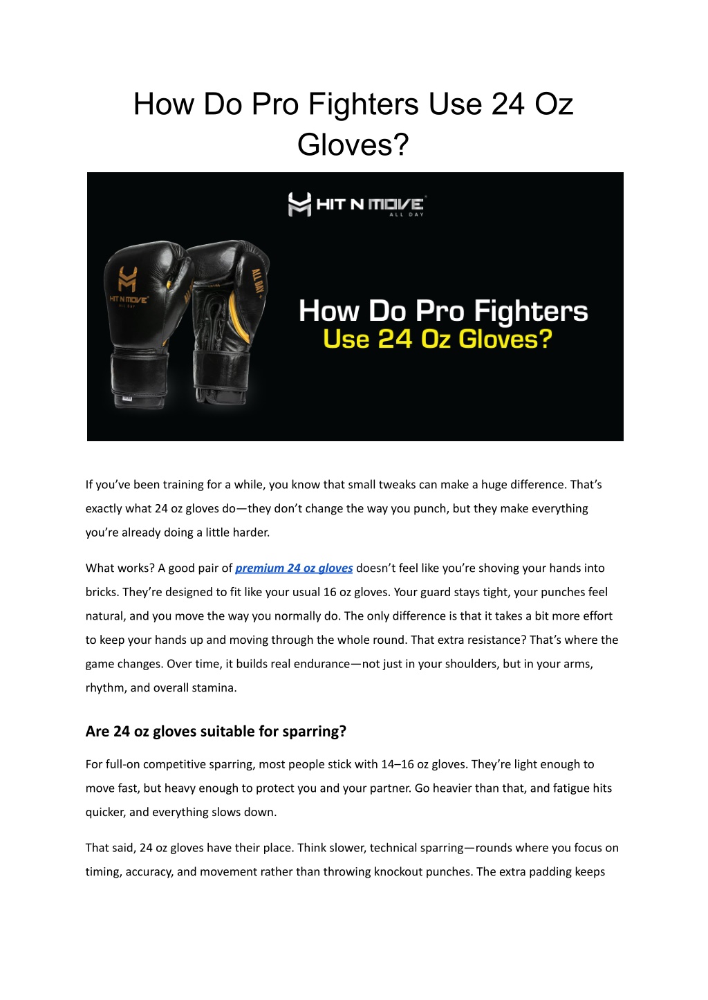 PPT - How Pro Fighters Use 24 Oz Gloves for Endurance PowerPoint ...