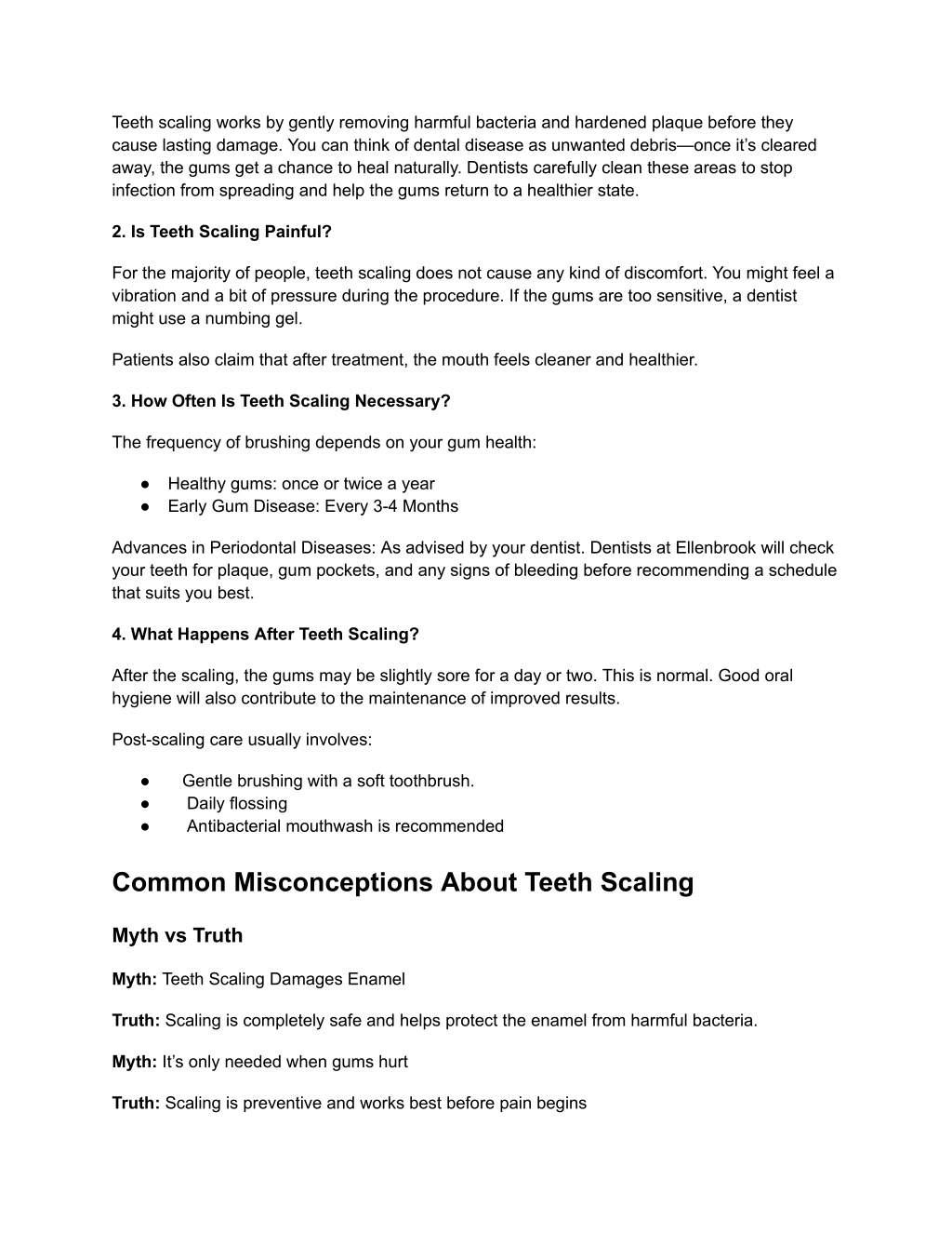PPT - Why Teeth Scaling Is Essential for Gum Health and Preventing ...