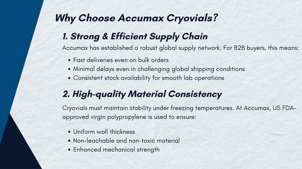 PPT - What Makes Accumax Cryovials the Smart B2B Choice PowerPoint ...