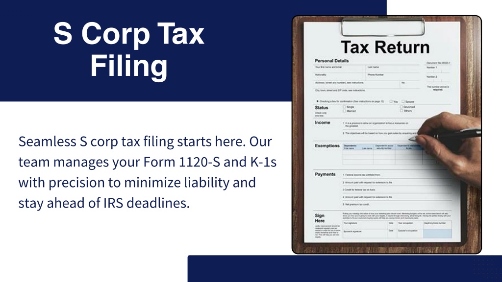 PPT - File Business Tax Return PowerPoint Presentation, free download ...