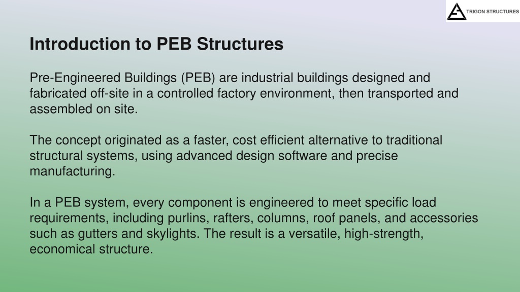 PPT - Industrial Steel PEB & MS Shed Structures in Vadodara PowerPoint ...