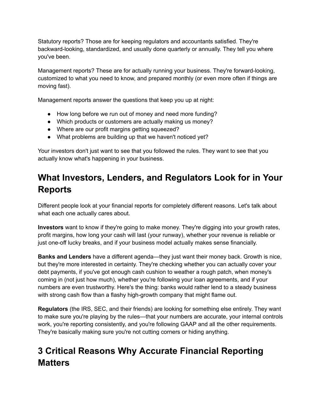 PPT - What Stakeholders Actually Look for in Financial Reports ...