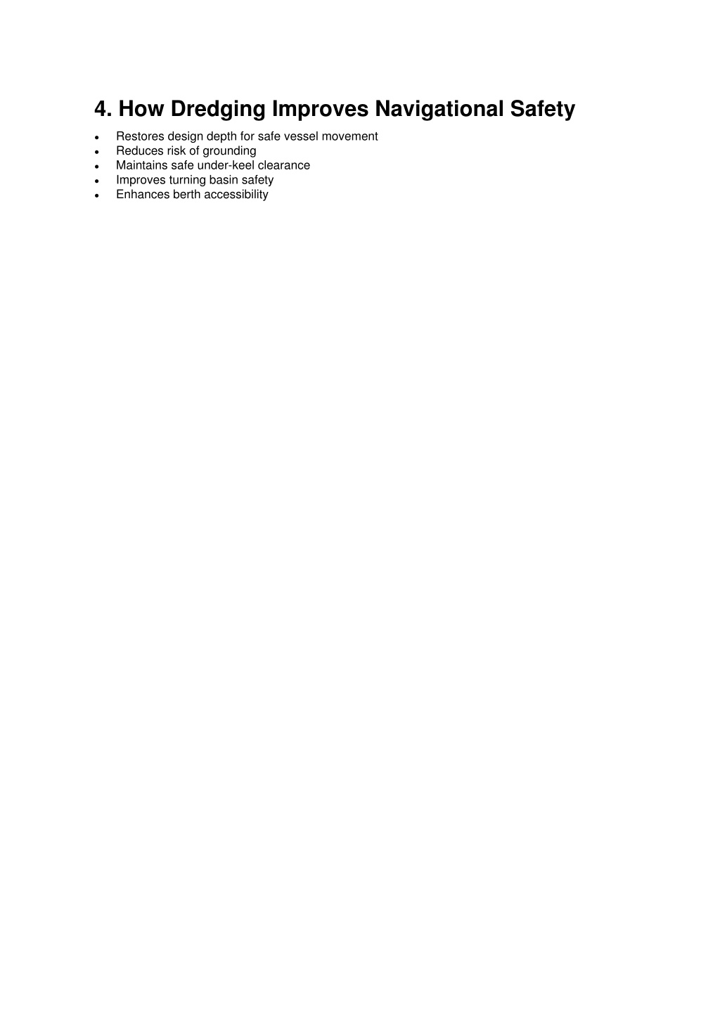 PPT - How Dredging Improves Navigational Safety in Indian Ports ...