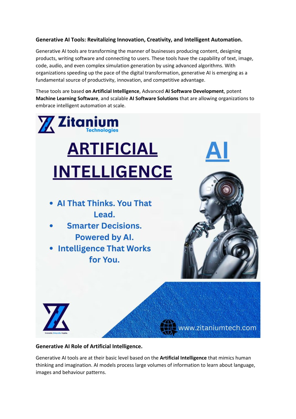 PPT - Generative AI Tools: Revitalizing Innovation, Creativity, and ...