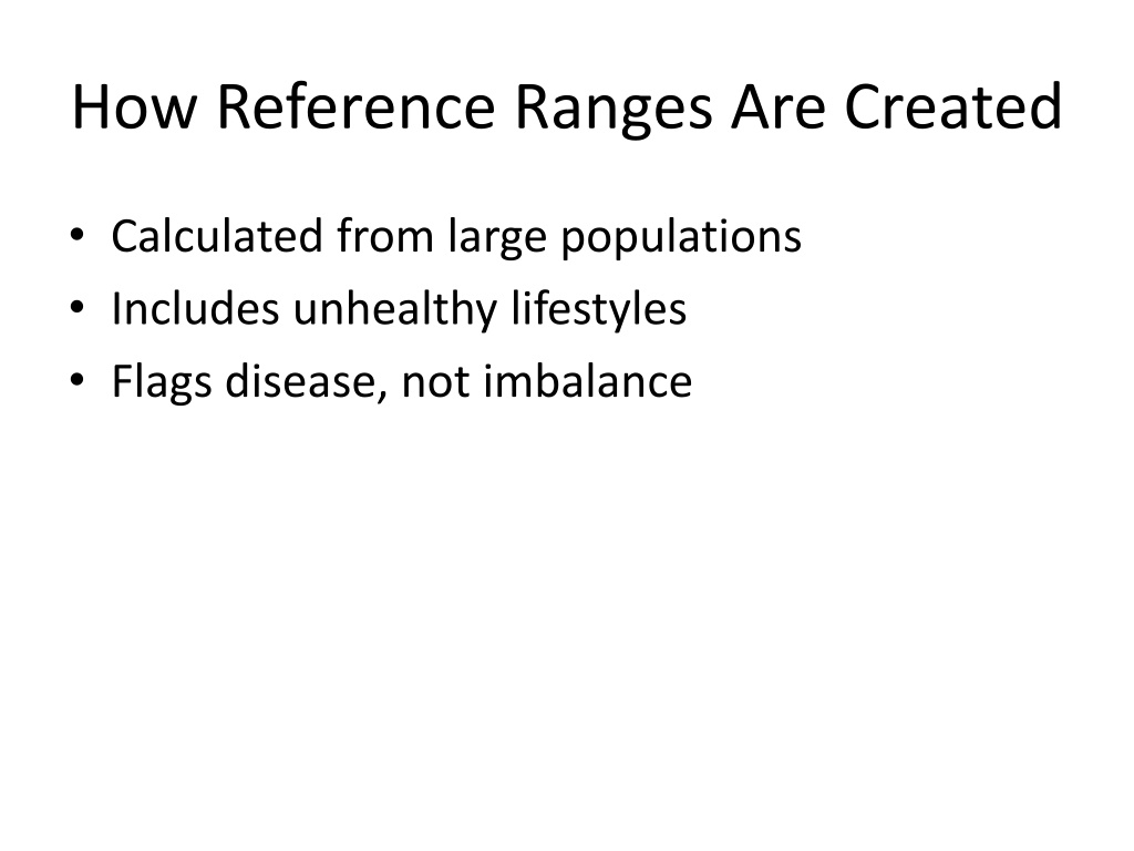 PPT - Amit Kakkar Healthyway: Why Lab Reference Ranges Don’t Define ...