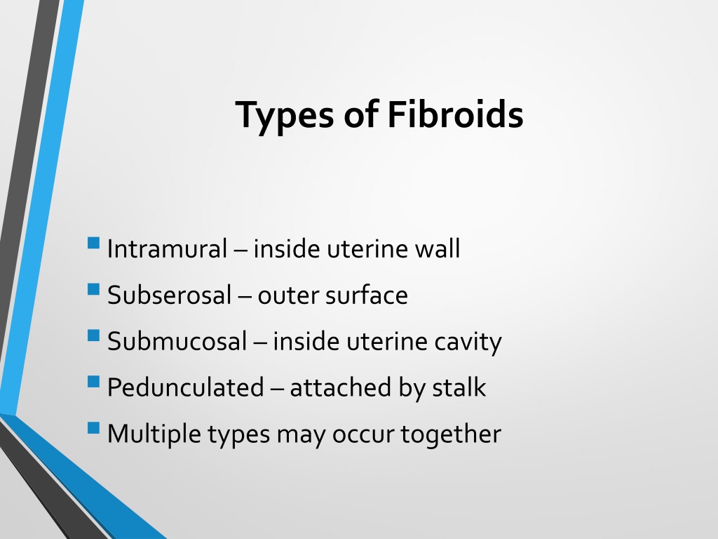 PPT - Understanding Fibroid Symptoms and Treatment Options in Fairfield ...