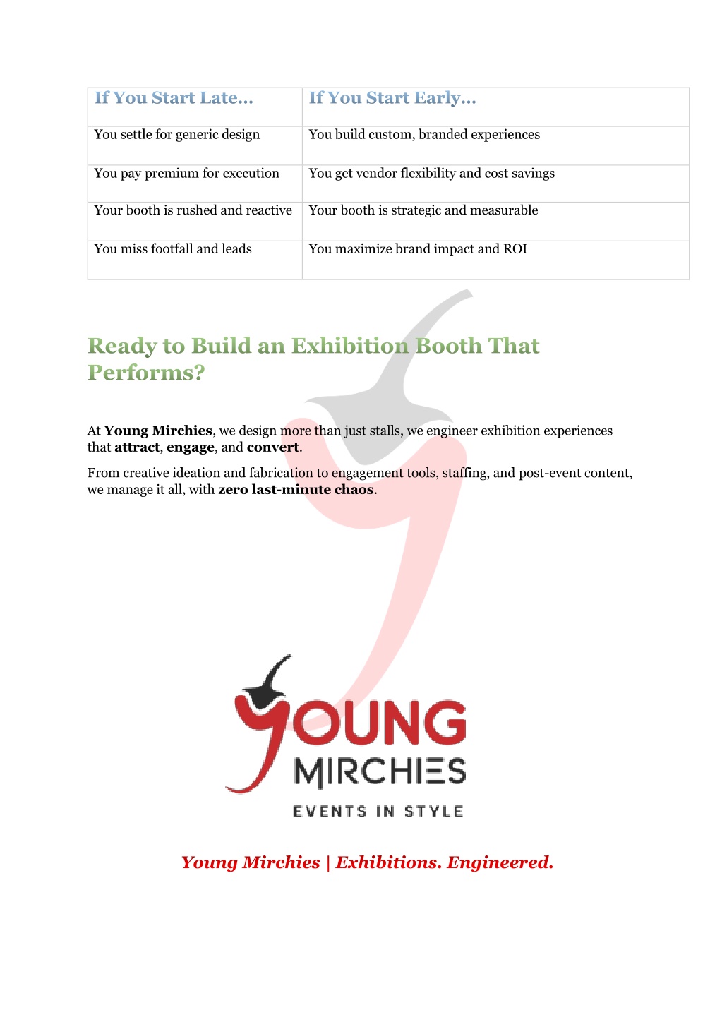 PPT - Plan Exhibition Stall Design 3 Months Early for ROI Success ...