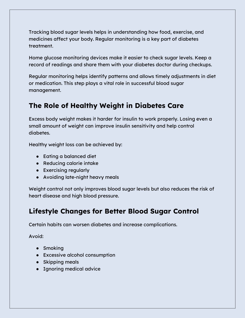 PPT - Best Ways to Control Diabetes and Maintain Normal Sugar Levels ...