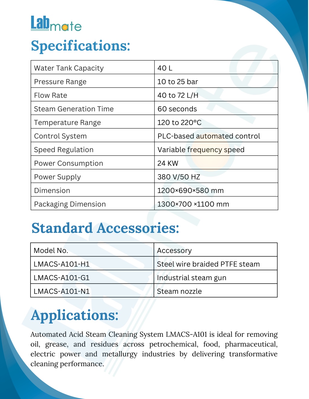 PPT - Automated Acid Steam Cleaning System LMACS-A101 - Steam Cleaning ...