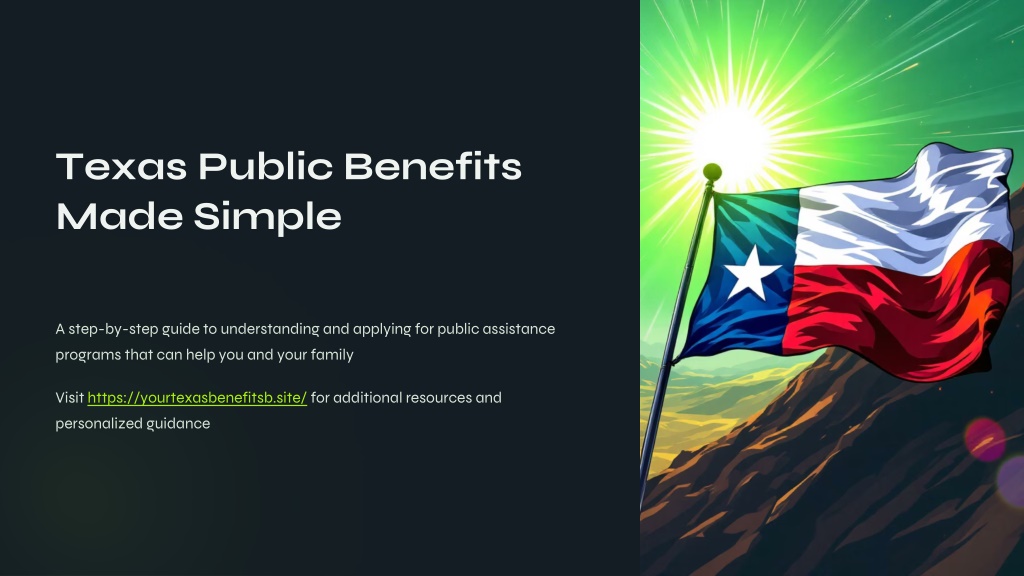 PPT - Navigating Texas Public Assistance Benefits – A Simple Step-by ...