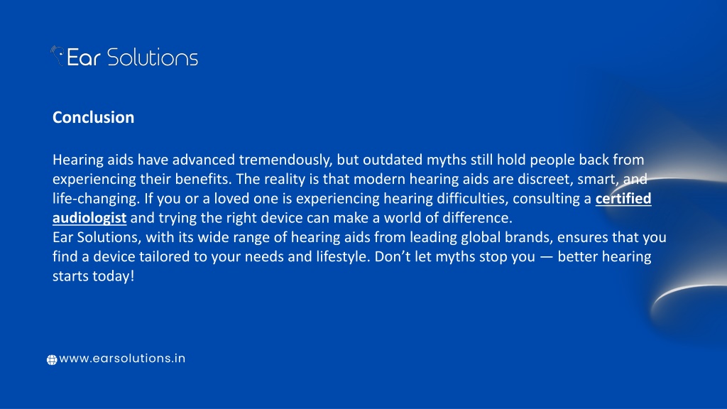 PPT - Common Myths About Hearing Aids and the Truth Behind Them ...