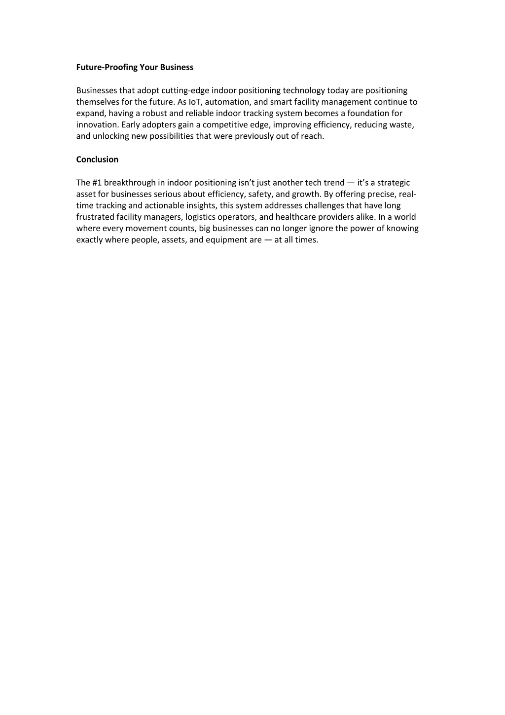 PPT - #1 Breakthrough in Indoor Positioning — The System Big Businesses ...