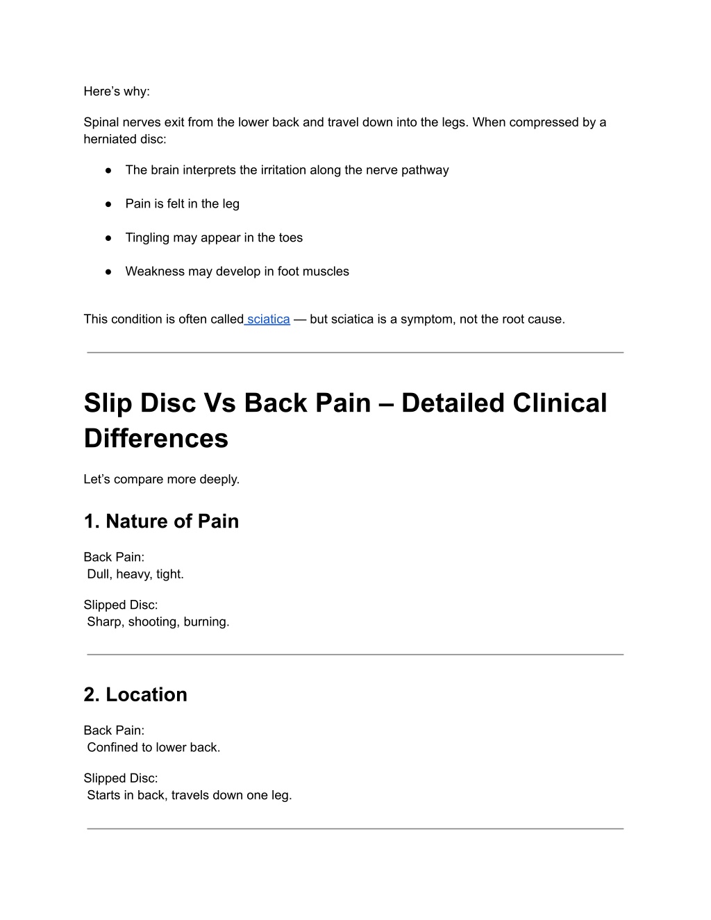 PPT - Slip Disc Vs Back Pain – How To Know What’s Really Causing Your ...