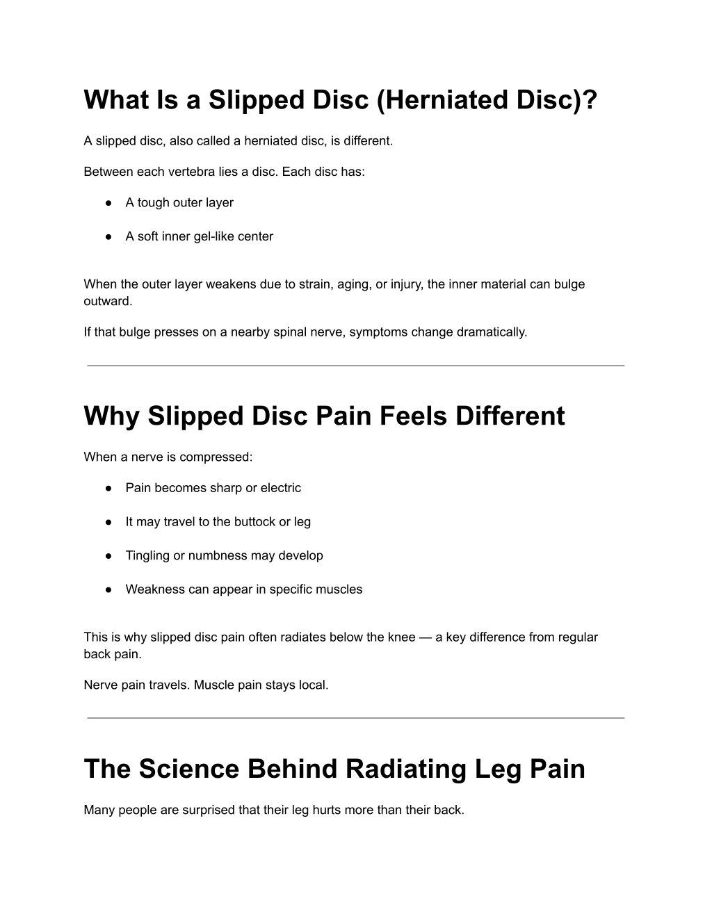 PPT - Slip Disc Vs Back Pain – How To Know What’s Really Causing Your ...