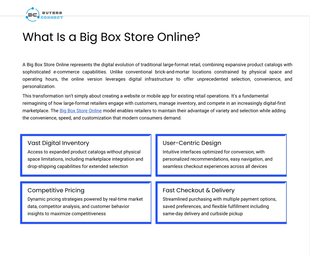 PPT - Smart Retail Growth with Big Box Store Online Innovation Platform ...