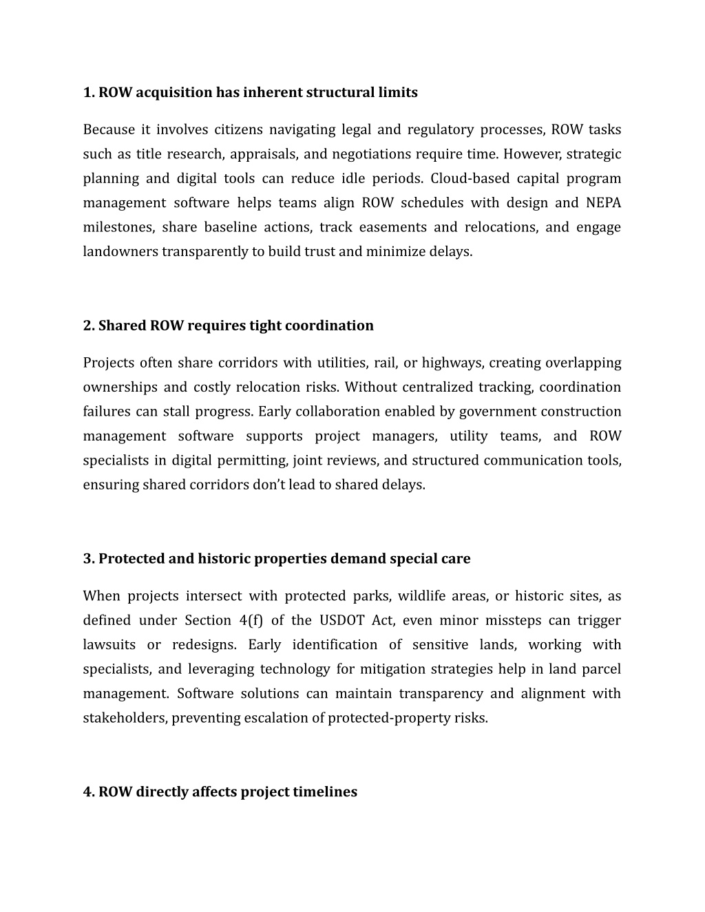 PPT - Top 6 challenges that can hinder right of way management ...