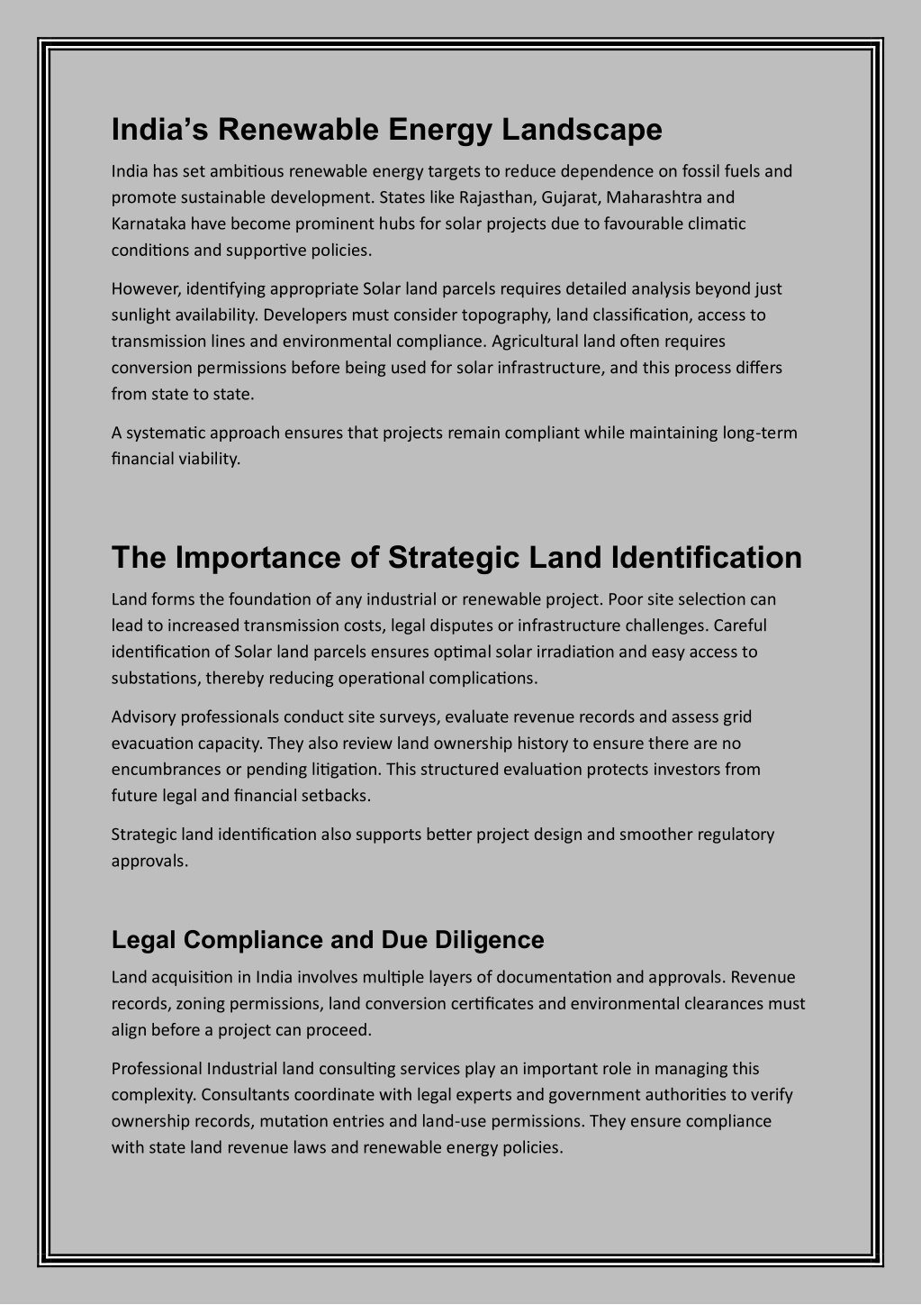 PPT - Solar Land Parcels for Sustainable Industrial and Renewable ...