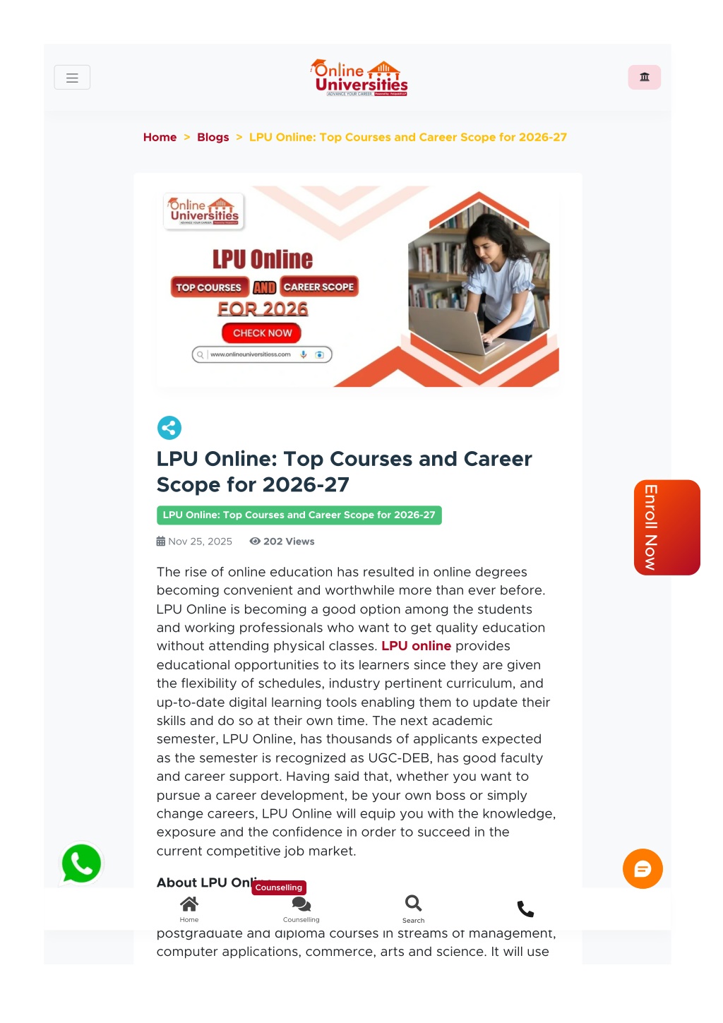 PPT - LPU Online: Top Courses and Career Scope for 2026-27 PowerPoint ...