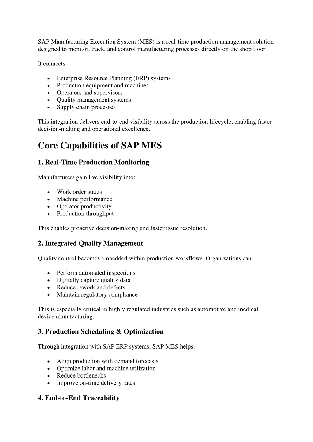PPT - SAP Manufacturing Execution System (MES) Powering Smart Factory ...