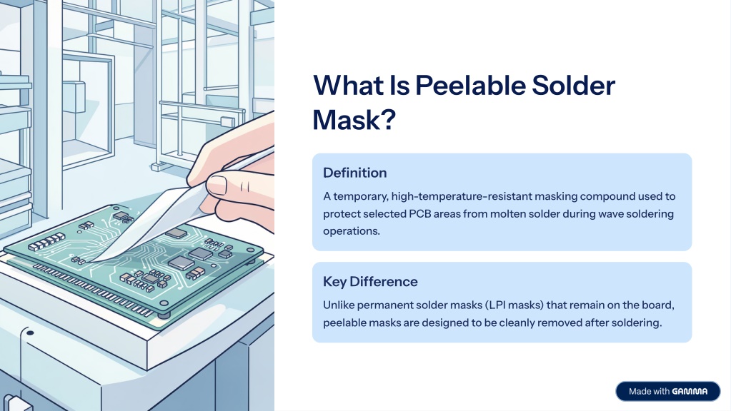 PPT - Peelable Solder Mask for Wave Soldering Complete Technical Guide ...
