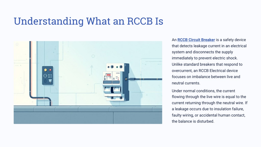 PPT - What Is an RCCB and Why It Is Essential for Electrical Shock ...