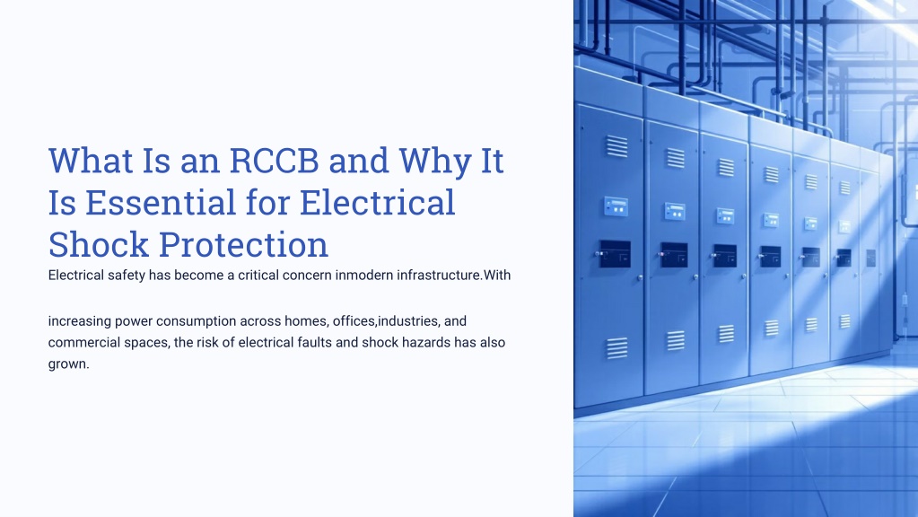 PPT - What Is an RCCB and Why It Is Essential for Electrical Shock ...