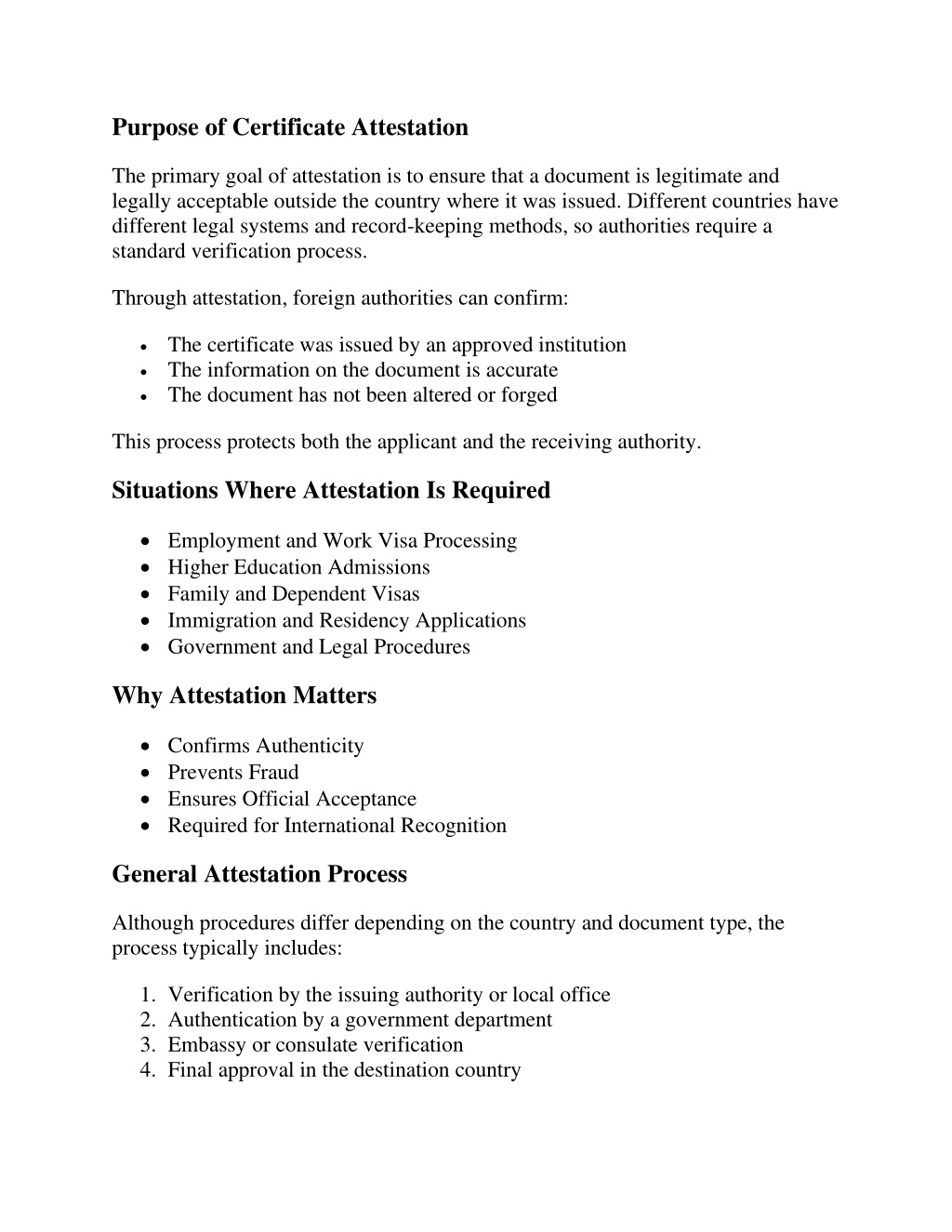PPT - Why Certificate Attestation Is Needed – Importance and Uses Guide ...
