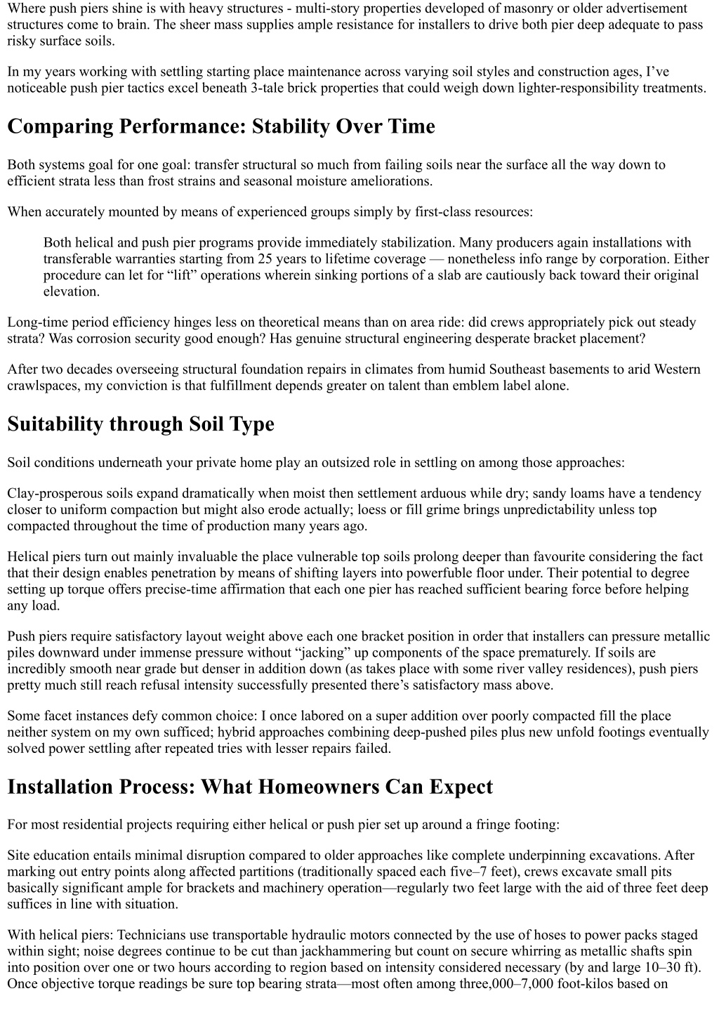 PPT - Choosing Between Helical Piers and Push Piers for Foundation ...