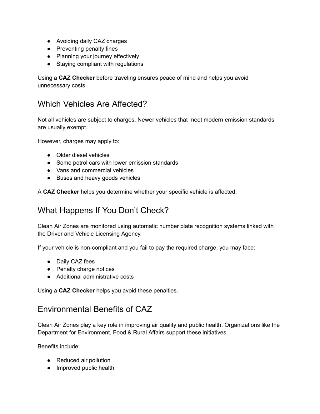 PPT - CAZ Checker Guide_ Easily Check Clean Air Zone Charges Before You ...