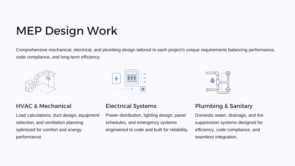 PPT - MEP Design Work & Electromechanical Engineering Solutions in ...