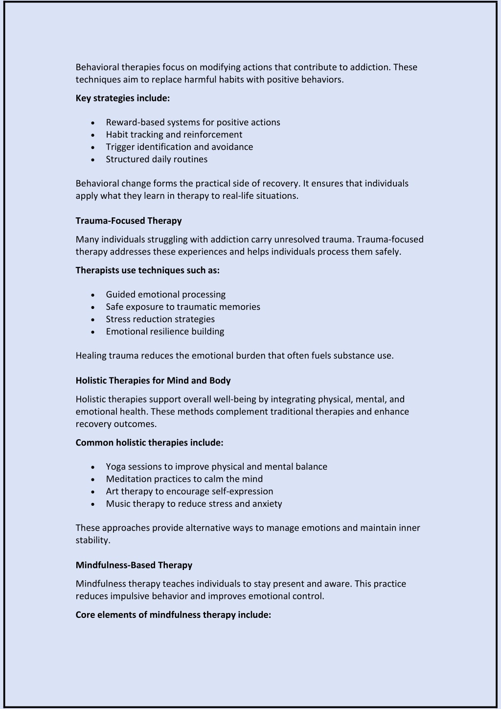 PPT - What Therapies Are Used in Nasha Mukti Kendras for Recovery ...