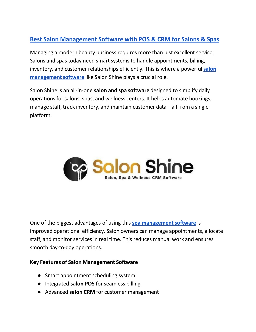 PPT - Best Salon Management Software with POS & CRM for Salons & Spas ...