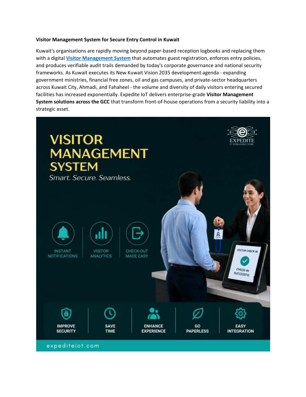 PPT - Visitor Management System for Secure Entry Control in Kuwait ...